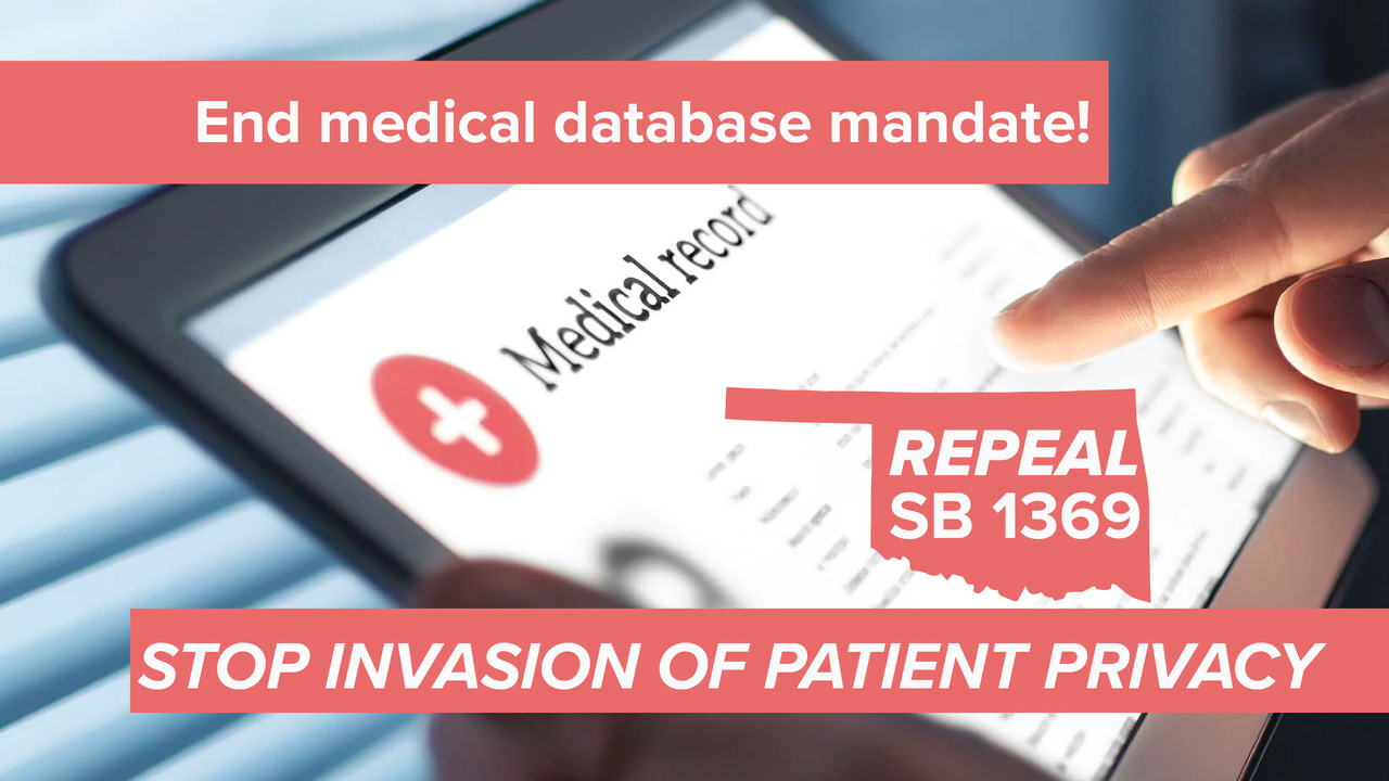 Protect Patient Privacy - Repeal Oklahoma HIE Mandate