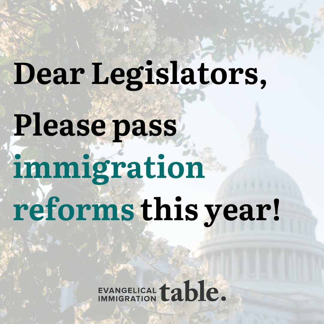 Urge Your Members of Congress to Pass Immigration Reforms This Year