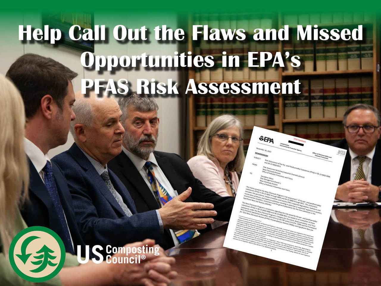 Call Out the Flaws and Missed Opportunities in EPA’s PFAS Risk Assessment