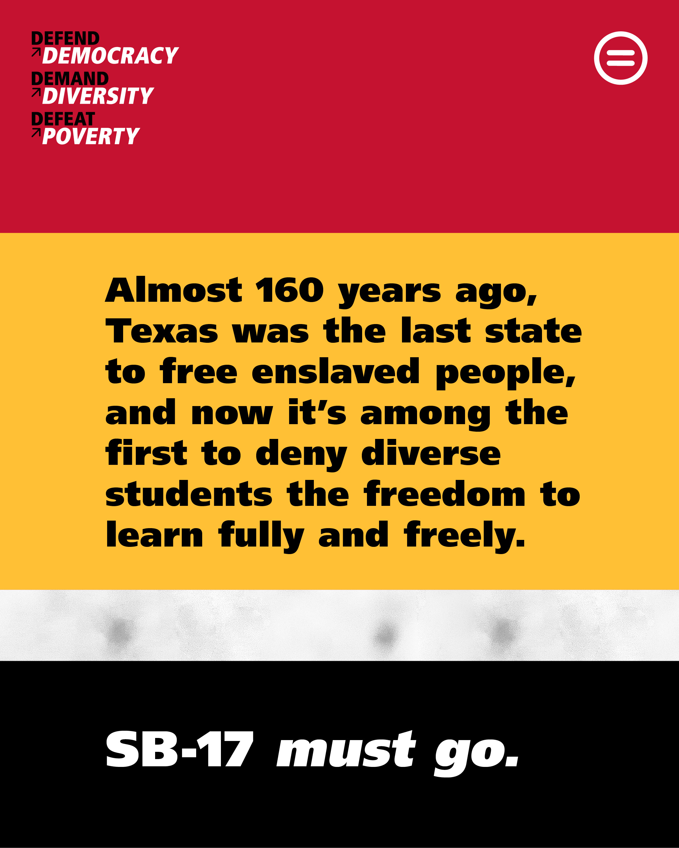 ALL Students Deserve the FREEDOM to Succeed! Tell Texas Gov. Greg Abbott: WE DEMAND DIVERSITY!